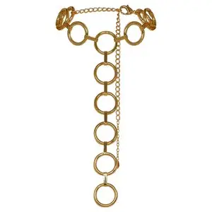 ANTONINIAS Alluring Elegant Chocker Necklace - Gold