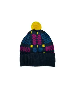 MABLI Black / Blue Carthen Pom Beanie Fireworks - Black/blue