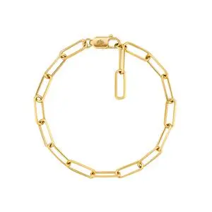 KARMA AND LUCK Silver / Yellow Blissful Connection Gold Chain Bracelet - Silver/yellow