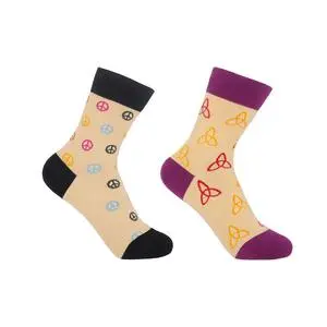 PEPER HAROW - MADE IN ENGLAND Neutrals Peace & Tri Socks Bundle - Beige