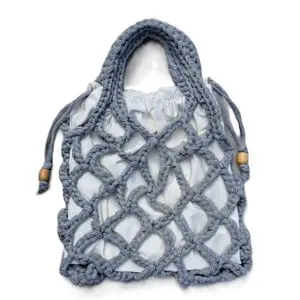 SPRINGMOONATELIER Young Style Gray Handbag