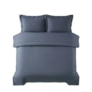 PURE PARIMA Ultra Percale Duvet Cover Set- Slate - Blue