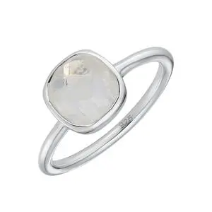 AUREE JEWELLERY Mondello Moonstone Sterling Silver Ring - White