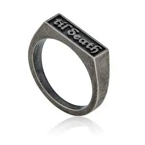 CARTOGRAPHY Grey / Silver Til Death Sterling Silver Ring