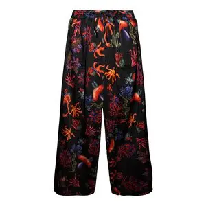 JANARA JONES Psycho Mushrooms Satin Trousers