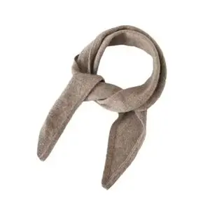 MY LITTLE NATURE Pure Cashmere Triangle Mini Scarf Soft Color - Brown