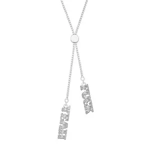 CARTERGORE Fuck Yeah Sterling Slider Necklace - Silver