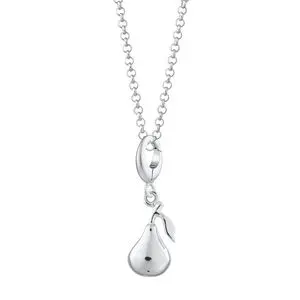 LILY CHARMED Sterling Pear Charm Necklace - Silver