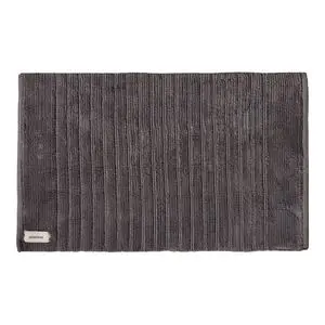 Misona Organic Cotton Bath Mat Dark - Grey