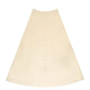 ROCH PEREL Neutrals Polo Midi Skirt - Beige