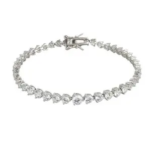 SPERO LONDON Gradual Sterling Tennis Bracelet - Silver
