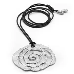 EVA REMENYI Black / Silver Origin Wrap Necklace Silver - Black/silver