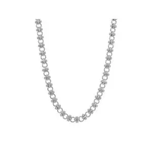 LEEADA JEWELRY Chloe Chain Necklace - Silver