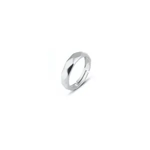 SPERO LONDON Sterling Wide Hammered Ring - Silver