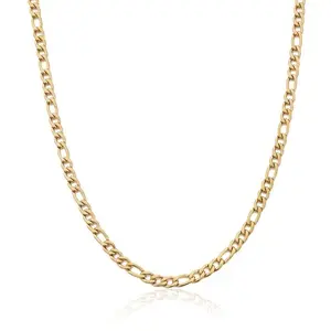 EVER JEWELLERY Drop Shot Waterproof Chain Necklace - Gold
