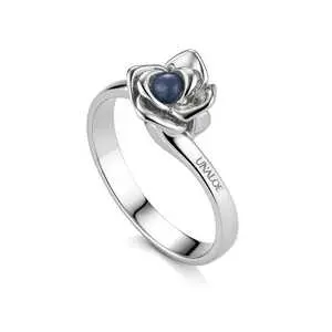 UNALOE Silver / Blue Magnifica Ring Sterling Silver Sapphire - Silver/blue