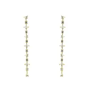 VICSTONENYC FINE JEWELRY Long Dangle Earrings - Gold