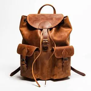 HIDES LEATHER CO. City Handmade Leather Backpack