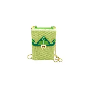GISSA BICALHO Acrylic Handmade Bag Indaiá Pale - Green