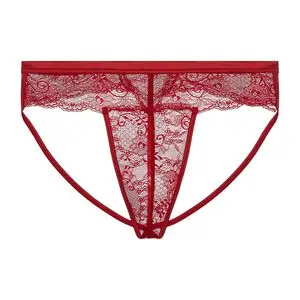 JOURNELLE Sapna Jock Strap Thong Claret - Red