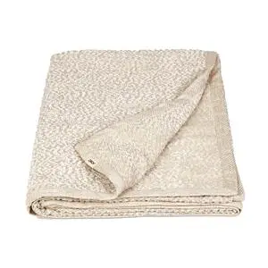 Joro Neutrals / Sawan Jacquard Throw Pearl White - Grey