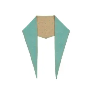 Saachi Polka Dot Triangle Light Scarf - Blue