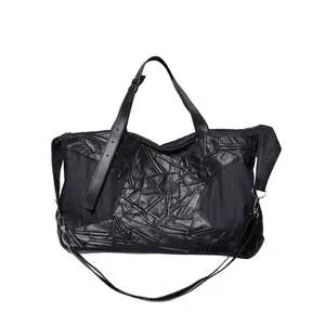 METAMORPHOZA Denim And Leather Tote Bag - Black