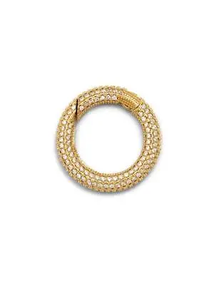 JAREDJAMIN Circular Pavé Clicker Clasp - Gold