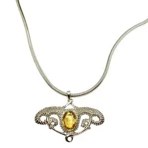 TG-JEWELLERY BY TAMARA GERVASIO Sea Urchin Pendant Necklace – Sterling With Citrine - Silver