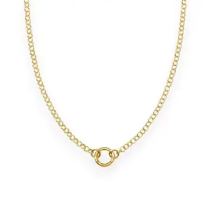 ALEXIE OF ATHENS Rolo Charm Chain - Gold