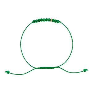 C. GRASSI The Energy Project Bracelet – Transformation With Malachite & Solid 14k Gold Bead - Green