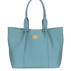 HENRY DANIEL ROMA Leather Shopper - Blue
