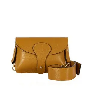 BETSY & FLOSS Luca Small Crossbody Bag In Mustard - Yellow
