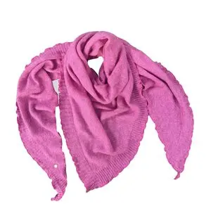 TIRILLM Palma Triangle Cashmere Scarf Melange - Pink