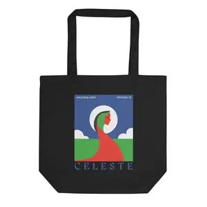 ANCHOR & CREW Three Celeste Editions Recycled Cotton Tote Bag - Black