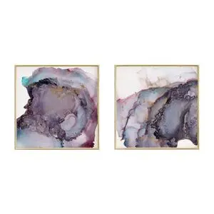 Art By Affie Igneous Fine Art Print Pair - White