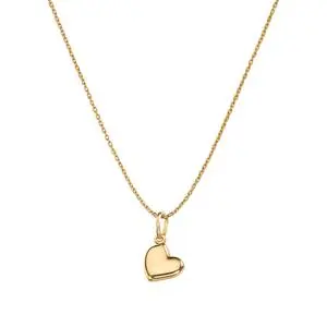 A WEATHERED PENNY Tiny Heart Necklace - Gold