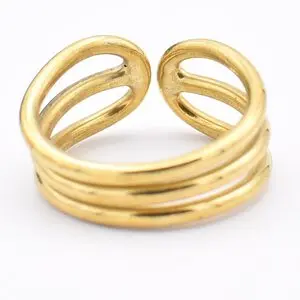 LALA SALAMA Spiral Ring - Gold