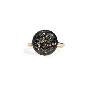 KATE KOEL Statet Galaxy Gold Ring - Black