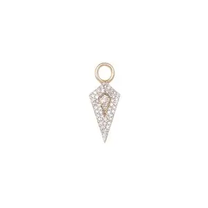 ZOHREH Diamond Rhombus Earring Charm 9k - Gold