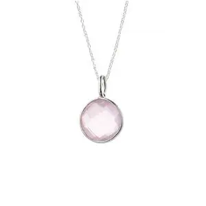 GODDESS CHARMS Rose Quartz Power Stone Necklace