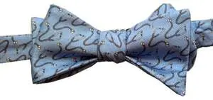 LAZYJACK PRESS Trust Me I'm A Doctor Bow Tie - Blue