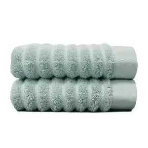 Misona Organic Cotton Bath Towel Set Duck Egg - Blue