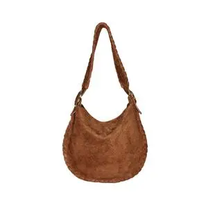 RUJ HERITAGE Hobo Bag Suede - Brown