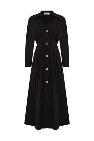 EXQUISE Alba Midi Shirt Dress