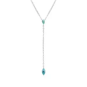 Arte Madrid Sundaze Y-drop Necklace Seaside Blue - Green