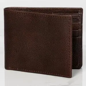 HIDES LEATHER CO. Handmade Leather Wallet, Compact Card Case