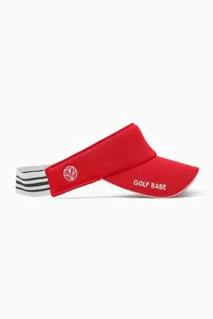 VICTORIA PAULSEN Golf Babe Visor - Red