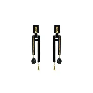 GISSA BICALHO Earring Prumo - Black