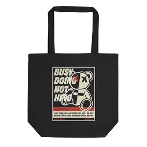 ANCHOR & CREW Four Busy Doing Nothing Editions Recycled Cotton Tote Bag - Black